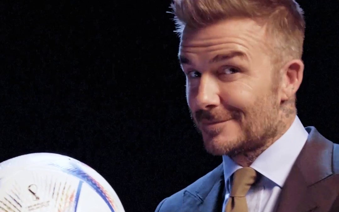 David Beckham and I played tiny soccer to draw attention to the fight ...