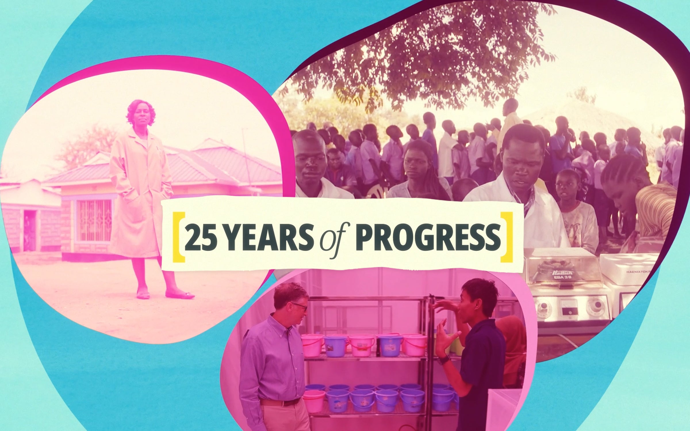 During the first 25 years of the Gates Foundation, we gave away more ...
